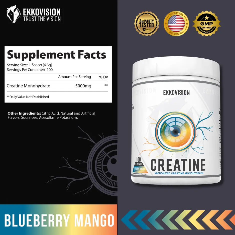 Creatine Monohydrate - Blueberry Mango | Ekkovision – Shiznizy